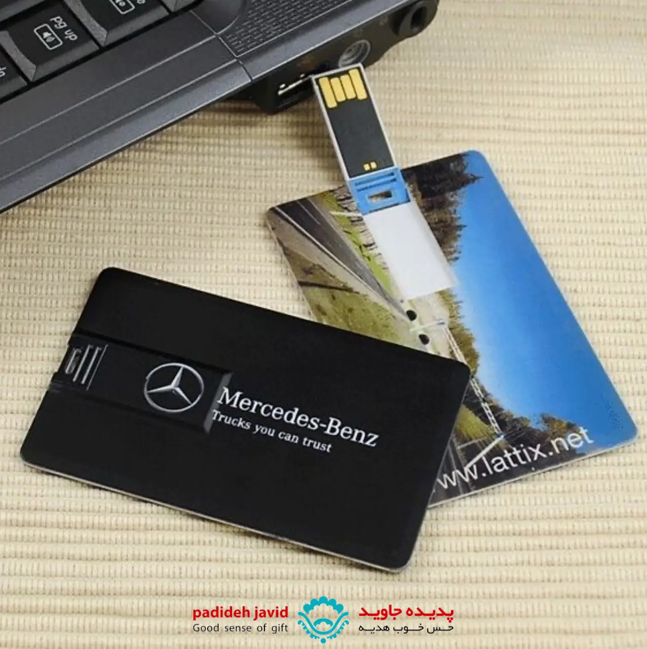 خرید و قیمت فلش مموری کارتی با چاپ و کاور - پدیده جاوید